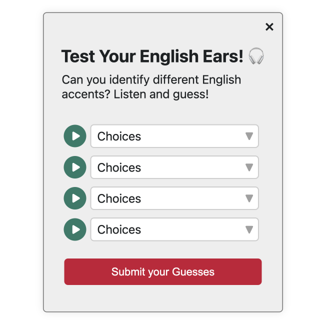 Test Your English Ears